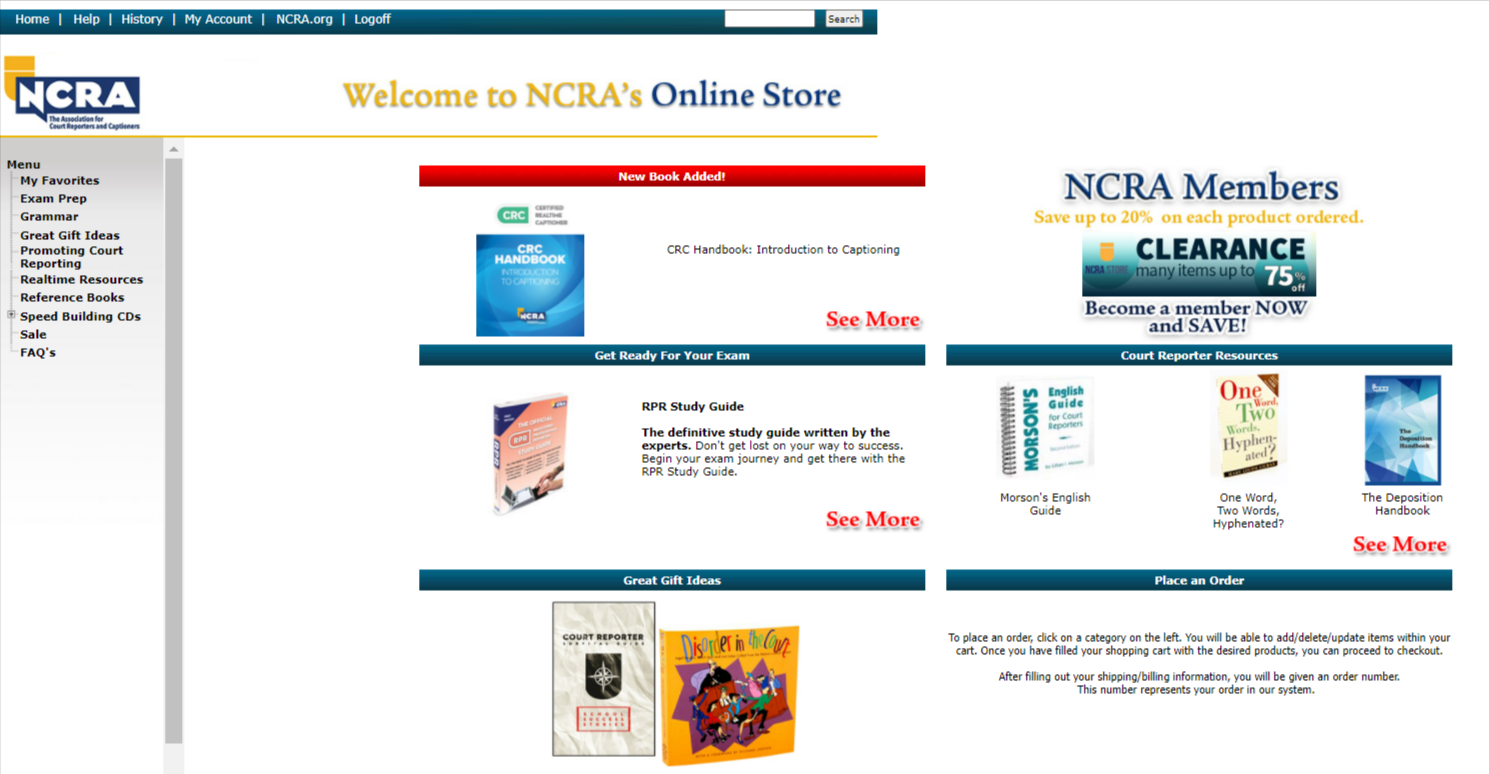 NCRA Store | NCRA